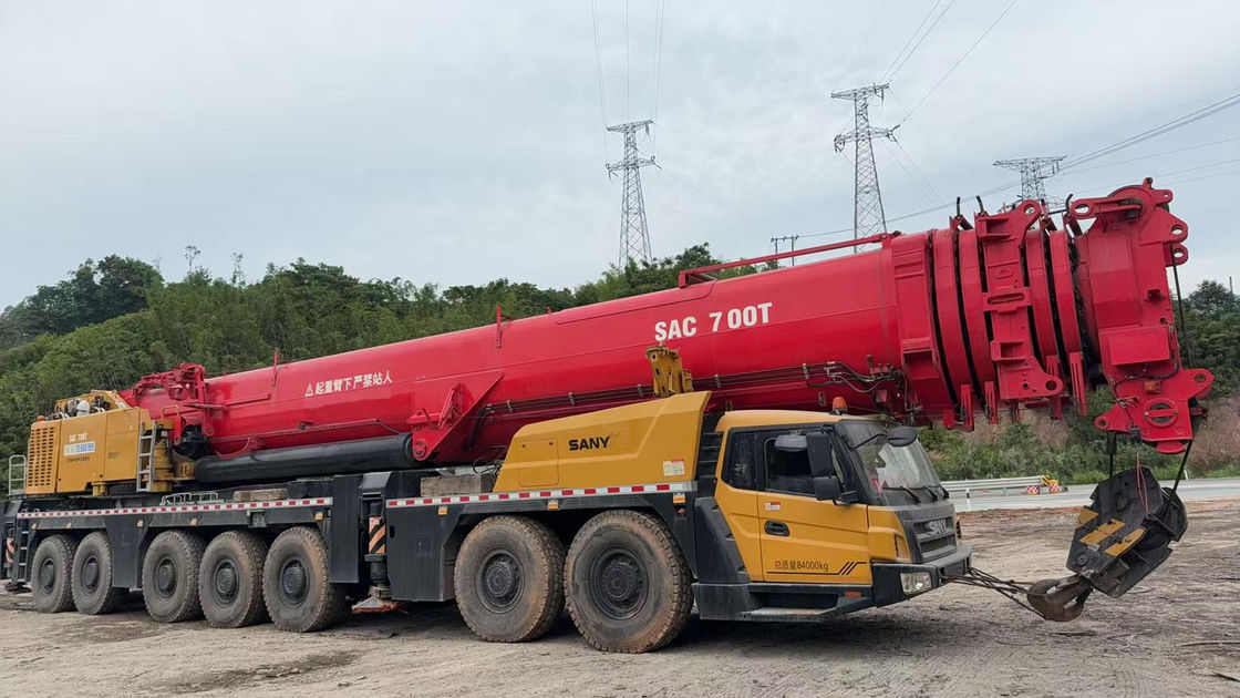 2022 Sany SAC6500T Crane with 163 Tons Counterweight 90m Main Boom 63m ...