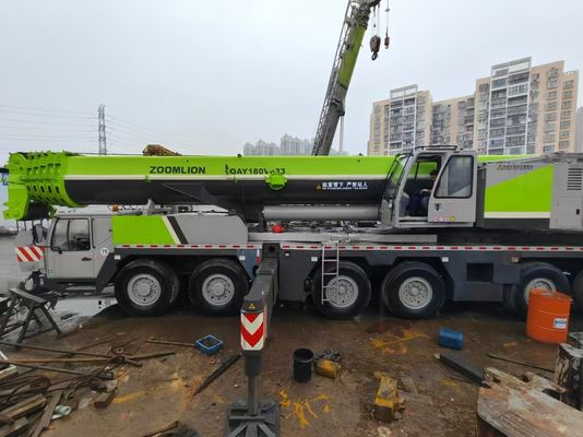 ZOOMLION QAY180V633 Mobile Crane Truck Mounted With Mercedes Benz Engine